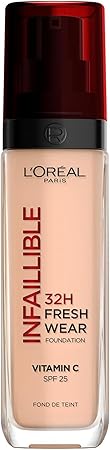 L'Oréal Paris Liquid Foundation, Full Coverage, Lasting Wear, With ...