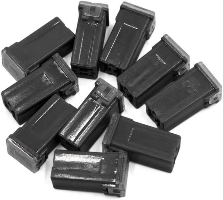 Amazon.com: 10Pcs 80A 32V Black Plastic Mini Push-in Type Female PAL ...