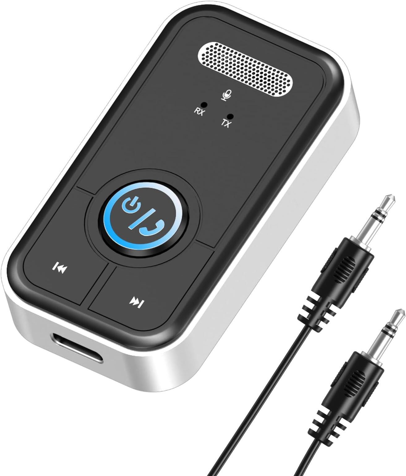LAICOMEIN Transmetteur récepteur Bluetooth sans fil V5.0 2 en 1 ...
