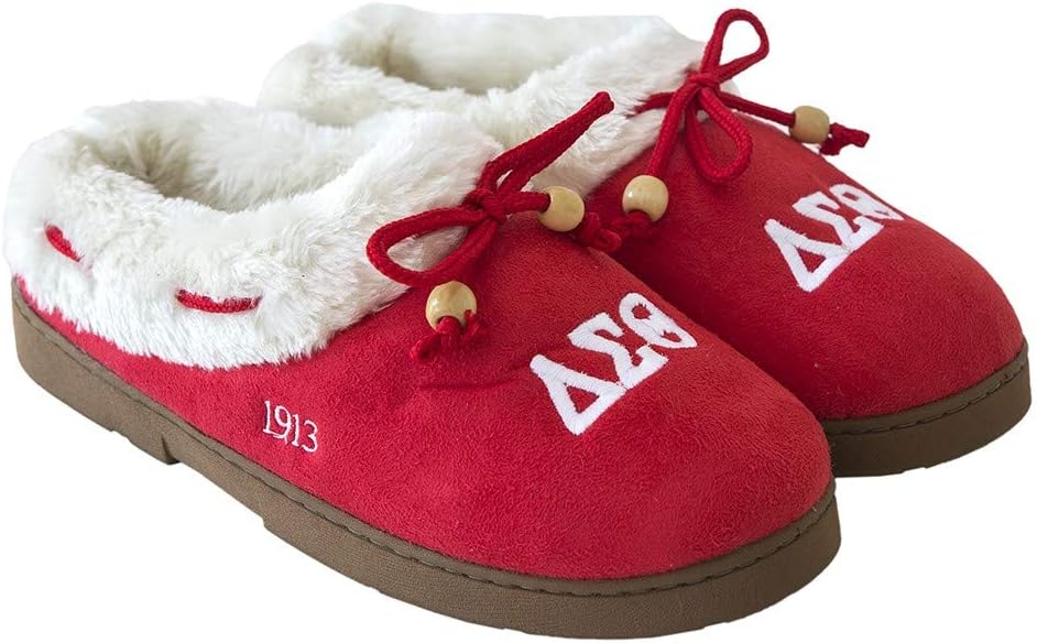 Amazon.com | Delta Sigma Theta Sorority New Cozy Slipper - Large (L): 7 ...