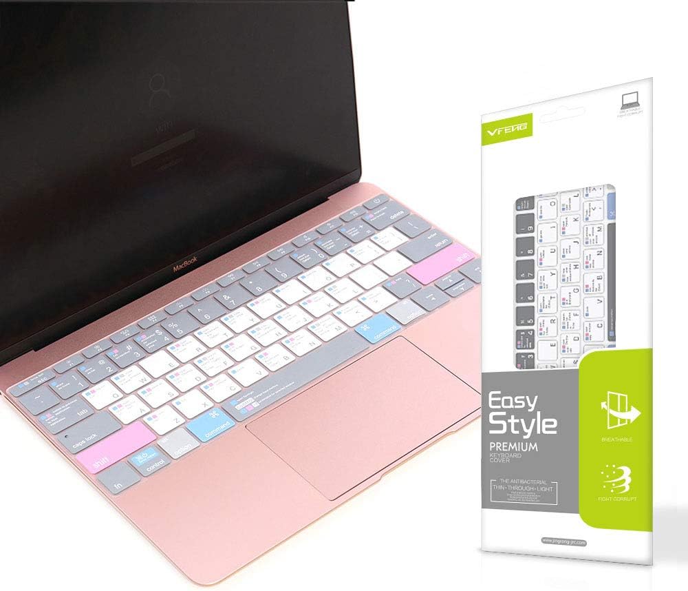 Amazon.com: Premium Shortcut Hot Keys Keyboard Cover Skin for MacBook ...