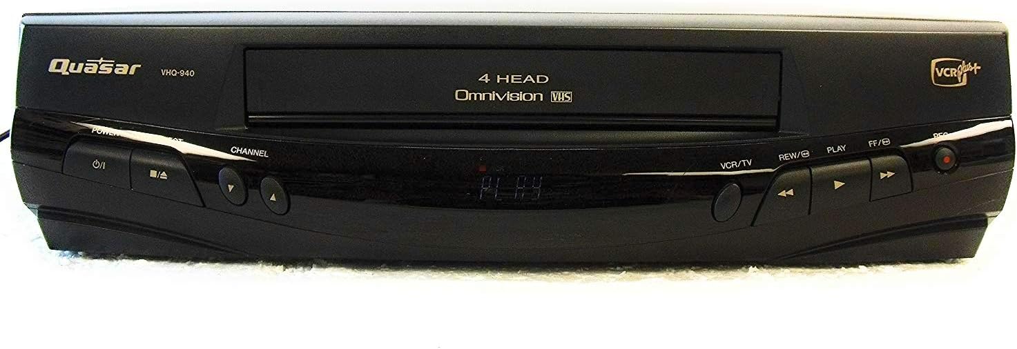 Amazon.com: Quasar VHQ-940 Video Cassette Recorder Player VCR 4 Head ...
