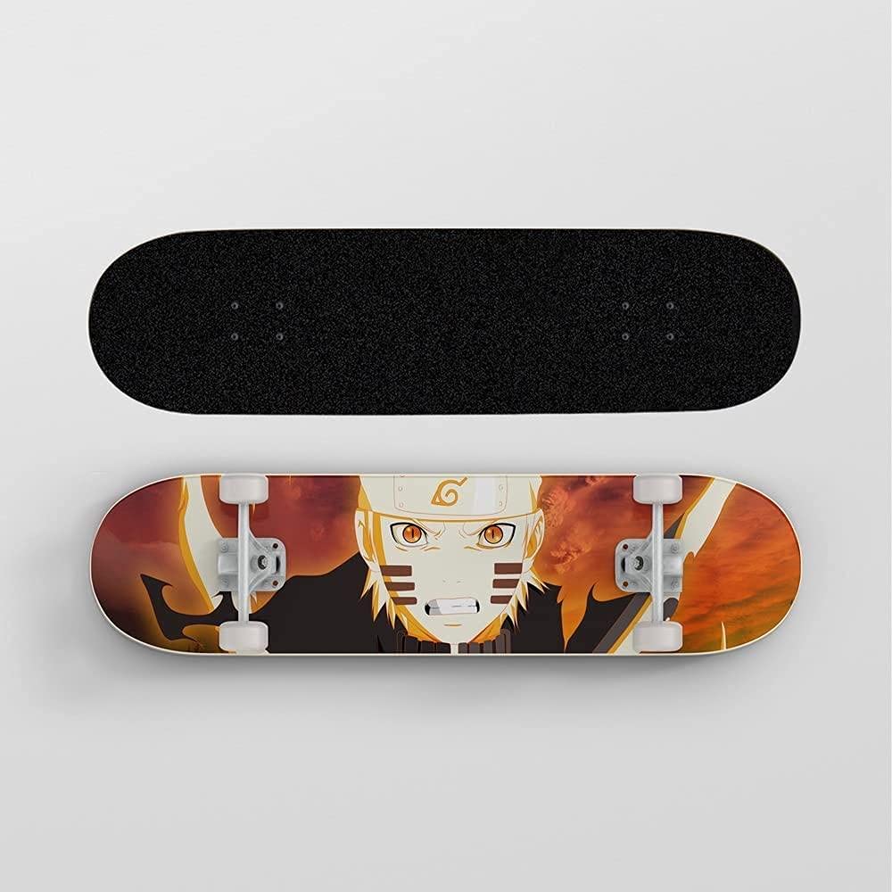 Buy RKRCXH XFlyx Anime Skateboard for Naruto Uzumaki Naruto Nine Tails ...