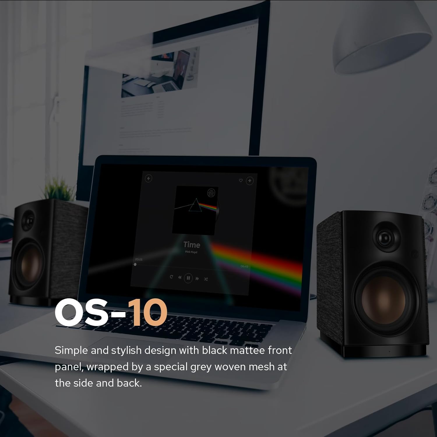 HiVi-Swans OS-10 Bluetooth HiFi Stereo Speakers - 4'' Dynamic Woofer ...