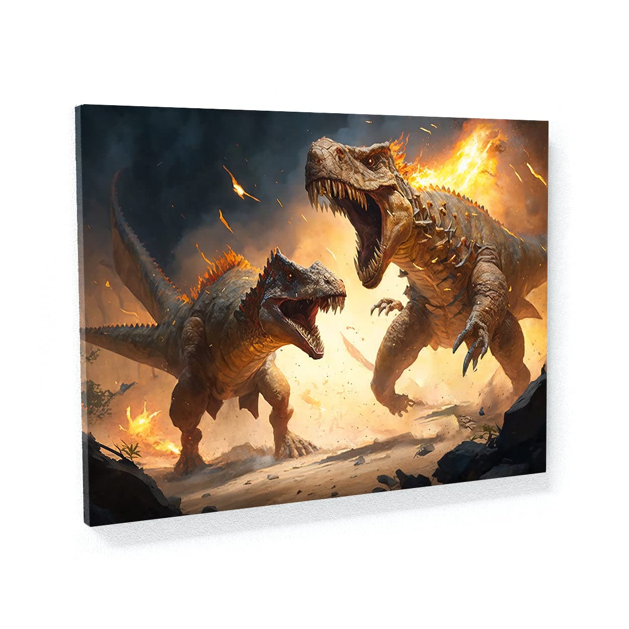 Pictures Of Real Dinosaurs Fighting