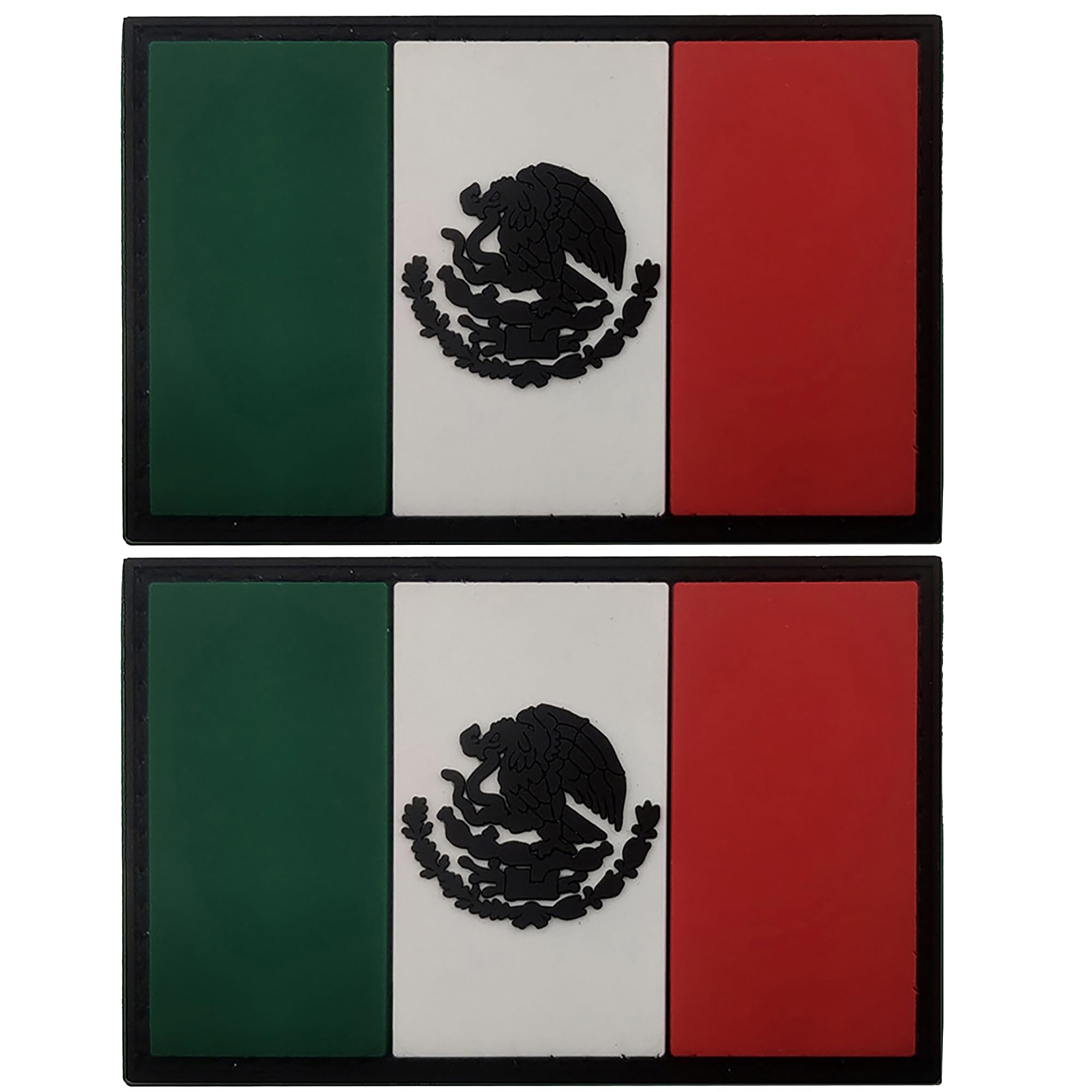 ODSP Parches de goma de PVC con bandera mexicana, emblema táctico, militar, con bandera moral ...