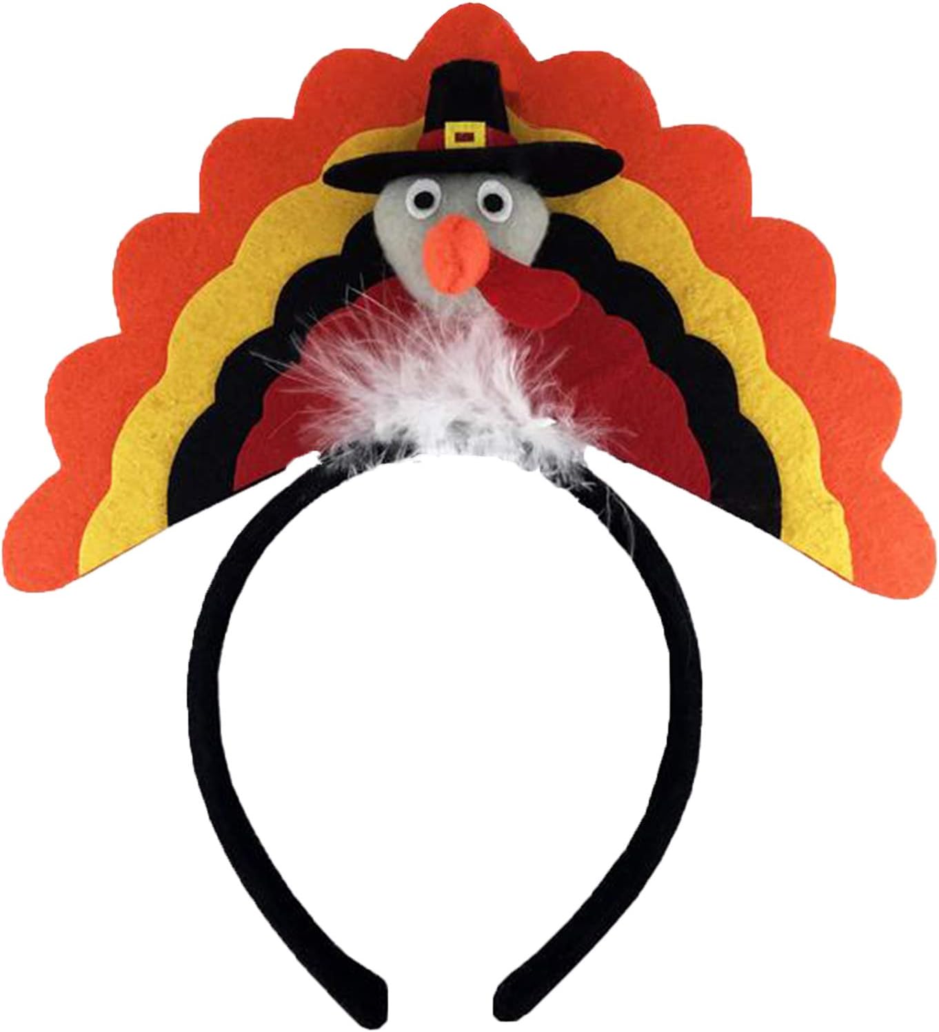 Amazon.com: Novelty Thanksgiving Funny Turkey Headbands – Turkey ...