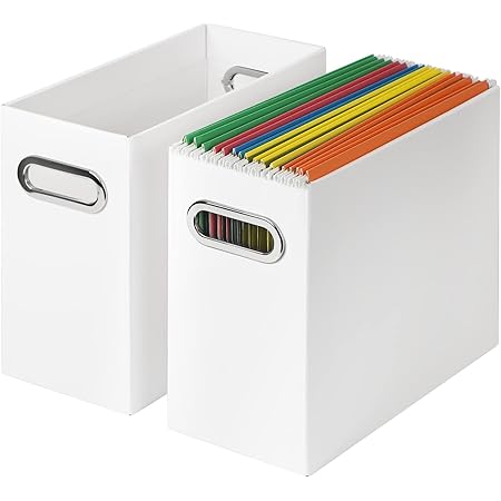 Amazon.com : Tunnkit File Organizer, Cardboard File Box for Letter Size ...