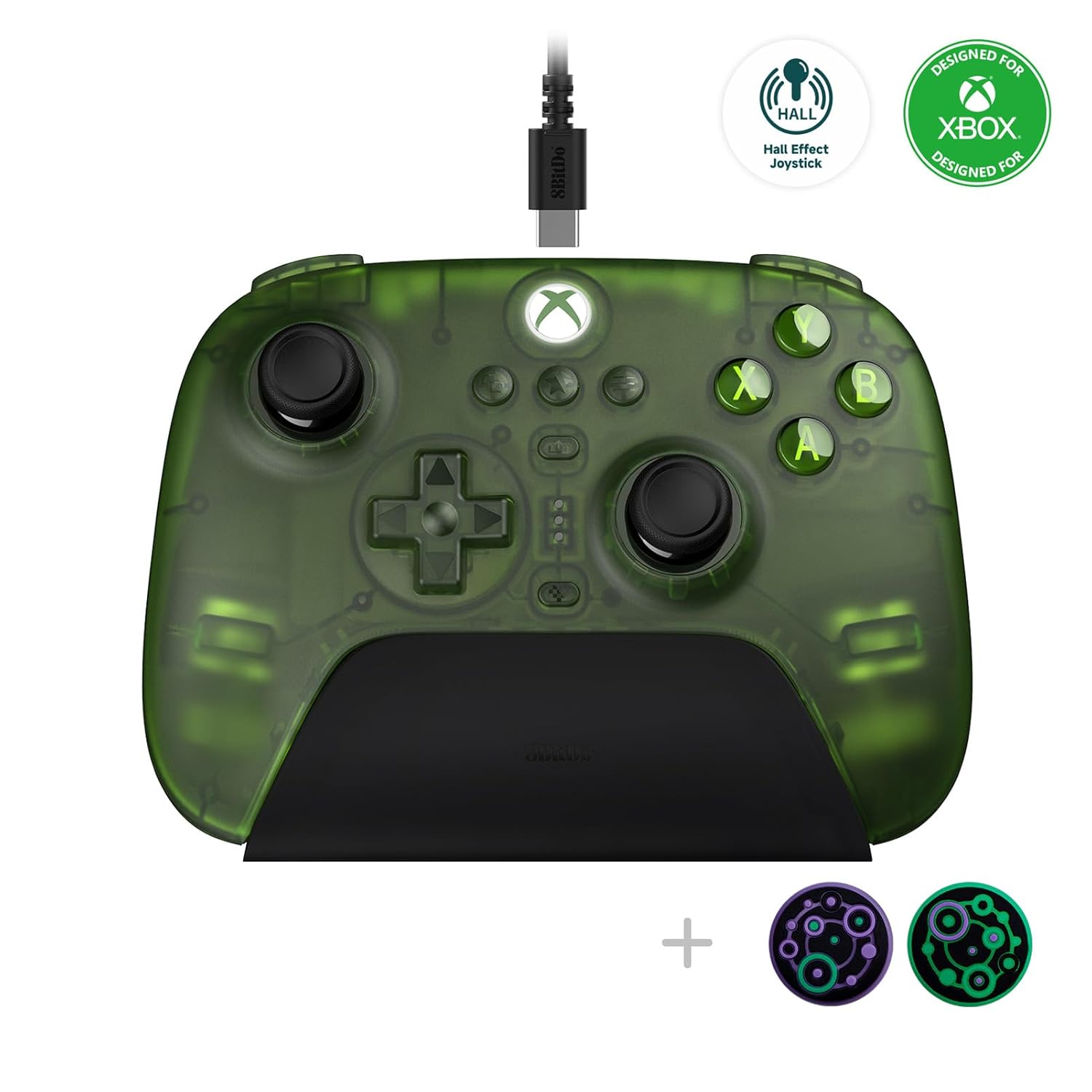 Amazon.com: 8Bitdo Ultimate 3-mode Hall Effect Joysticks/Hall Trigger ...