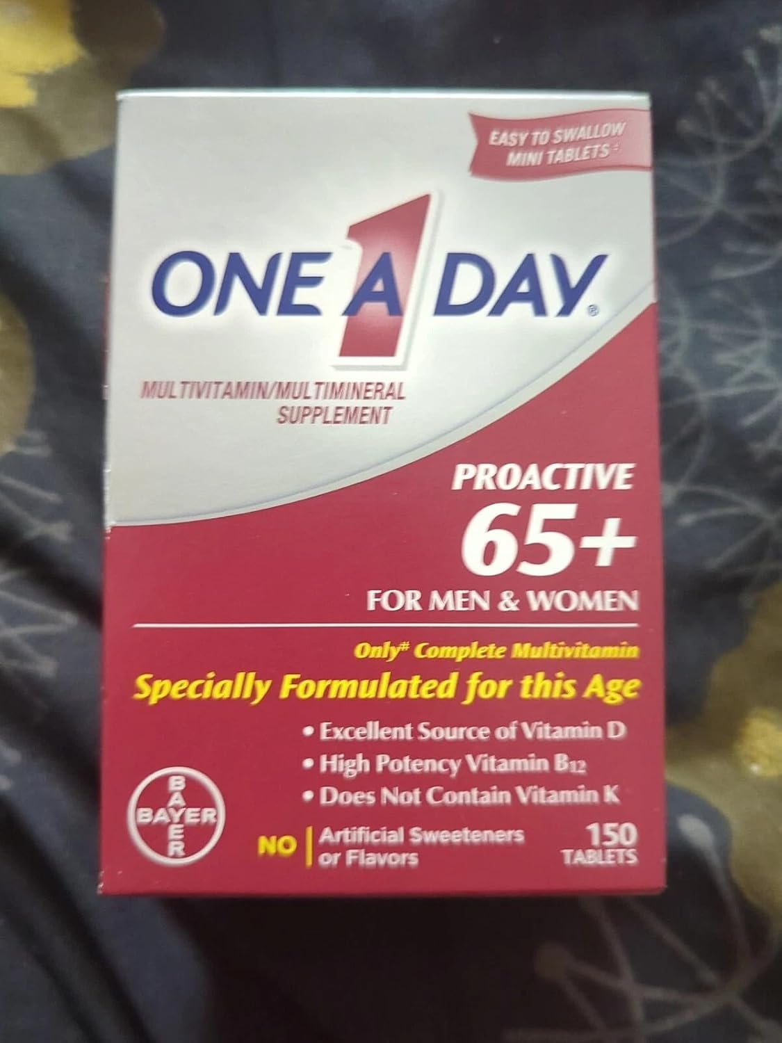 Amazon.com: One-A-Day Proactive 65+ Tablets - 150 ct, Pack of 2 ...