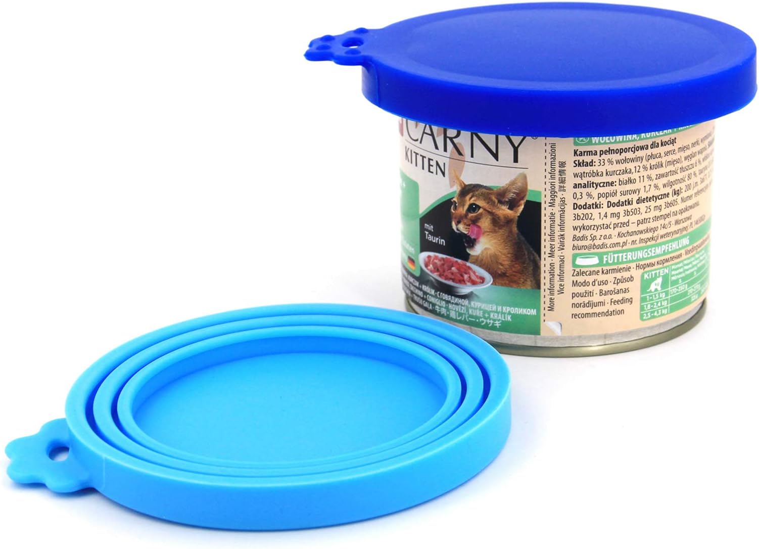Amazon.com: Pet Food Can Covers-Comtim 3 Pack Silicone Can Lids Caps ...
