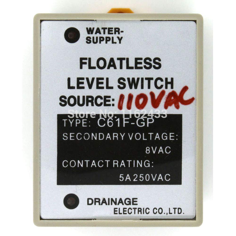Buy C61F-GP AC 110V floatless Level Switch/Relay with Socket Base ...