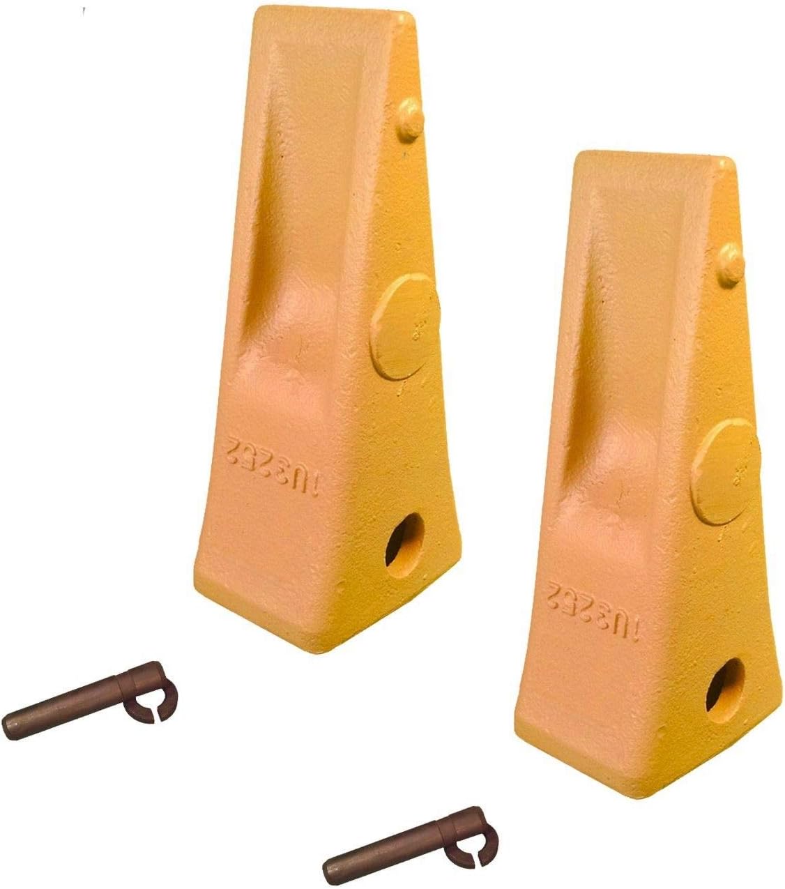 Amazon.com: 2 - CAT Style Backhoe/Loader Bucket Dirt Teeth w pins ...