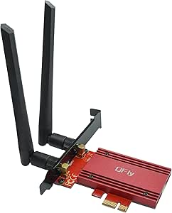 Amazon.com: QFly AX210 PCIe WiFi 6E Card, 5400Mbps WiFi Card Bluetooth 5.3, Tri-Bands(6GHz/5GHz ...