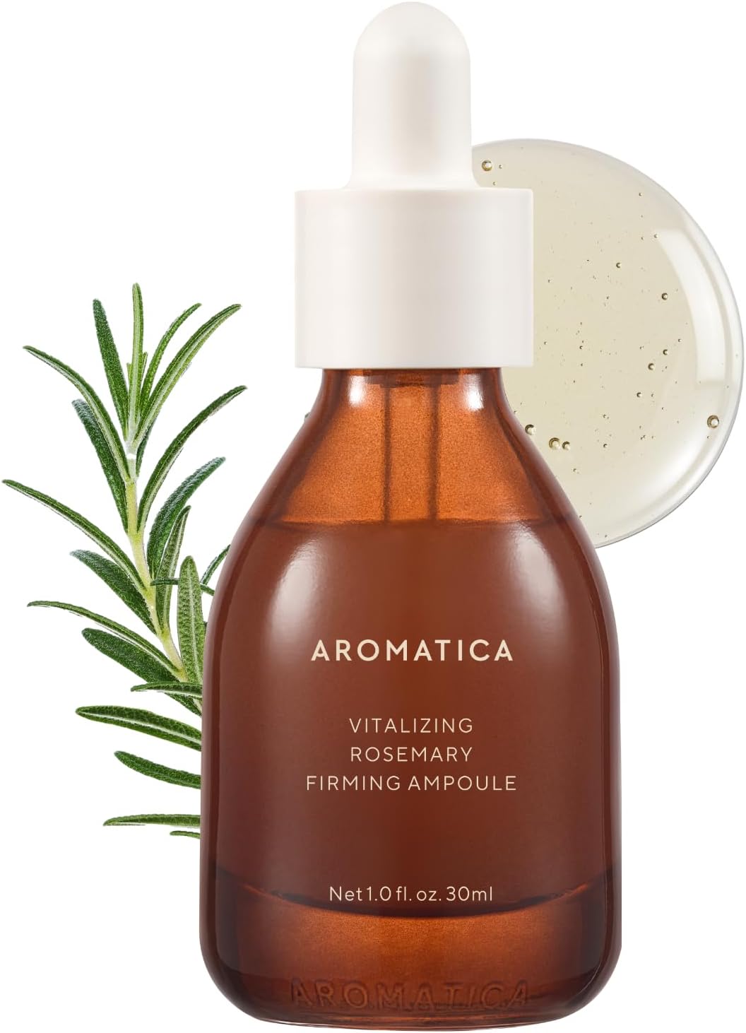 Amazon.com: AROMATICA Vitalizing Rosemary Firming Ampoule Serum 30ml - Skin Revitalizing Retinol ...