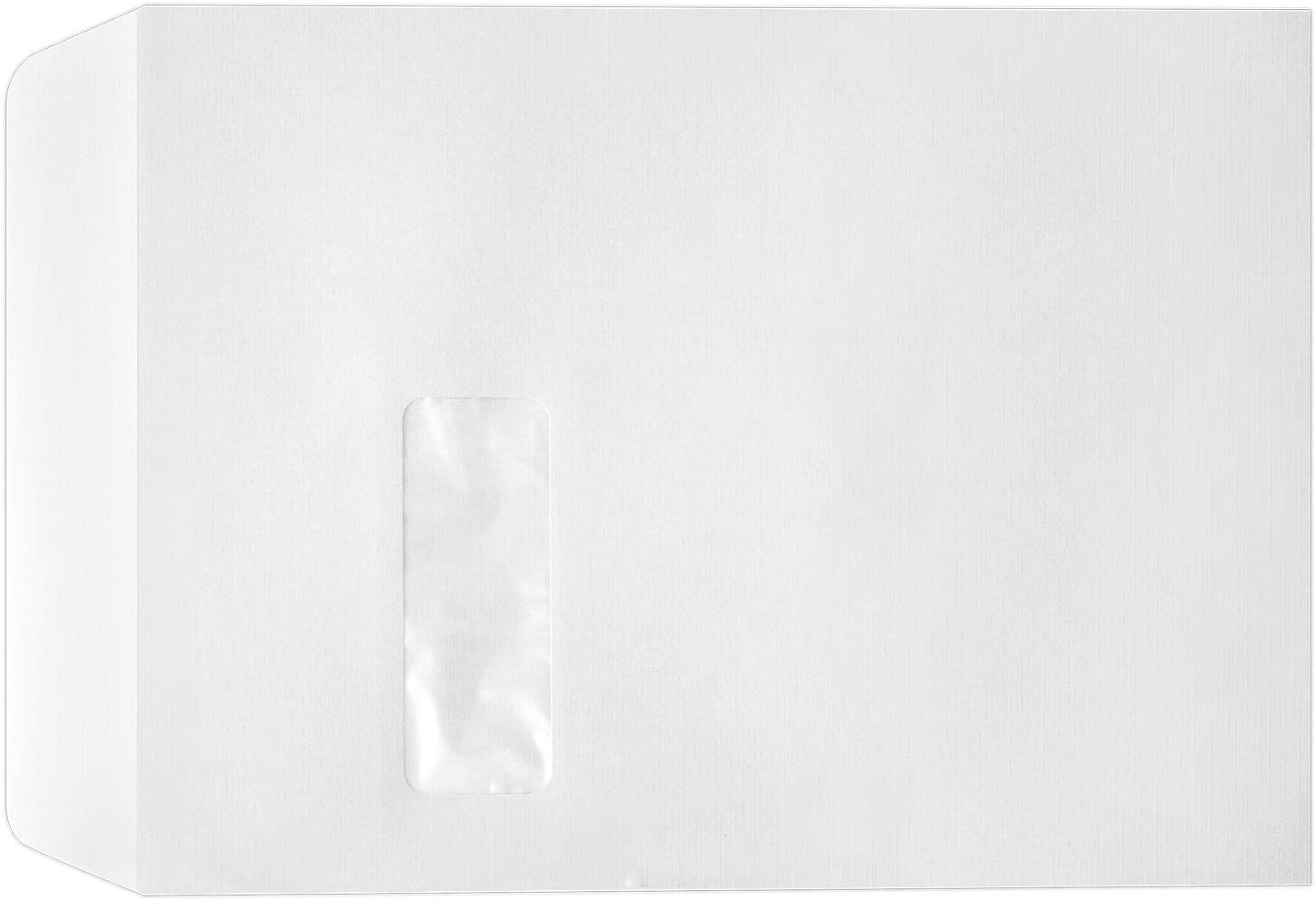 Amazon.com : 9 x 12 Open-End Window Envelopes in 80 lb. White Linen for ...