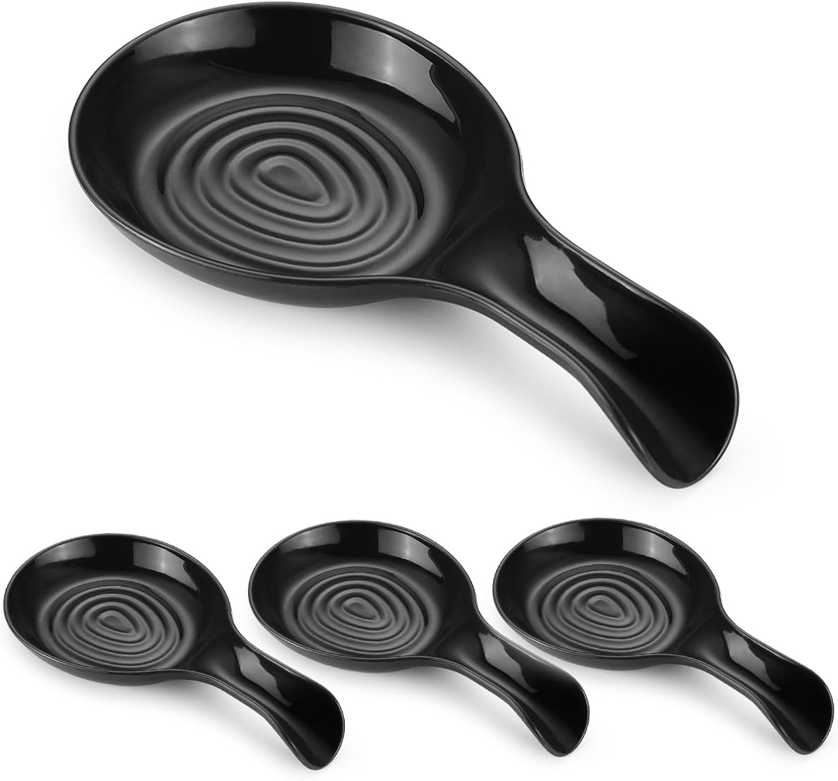 Amazon.com: Kyraton Spoon Rest 4 Pack, Plastic Spoon Holder For Kitchen ...