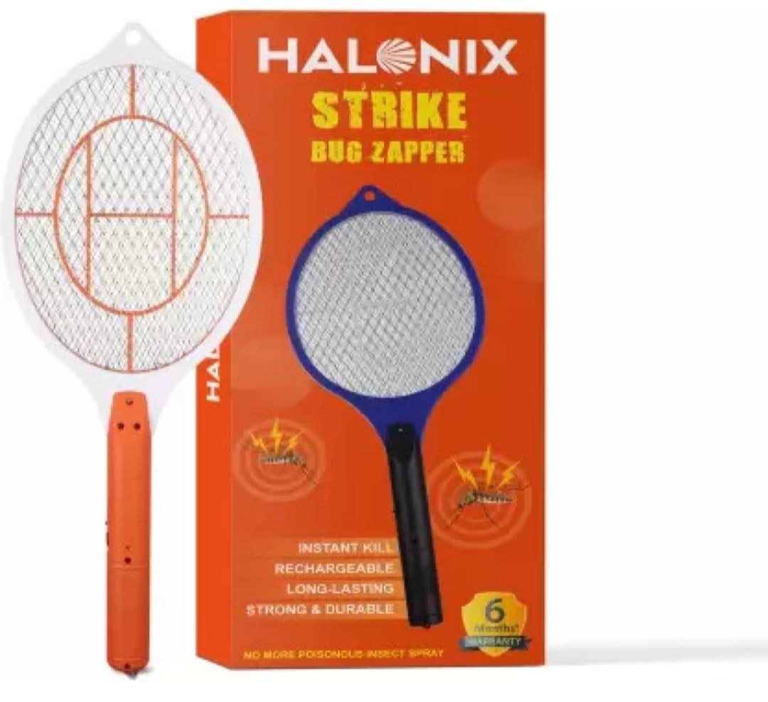 Halonix Bug Zapper Anti-Mosquito Racquet, Insect Killer Bat with ...