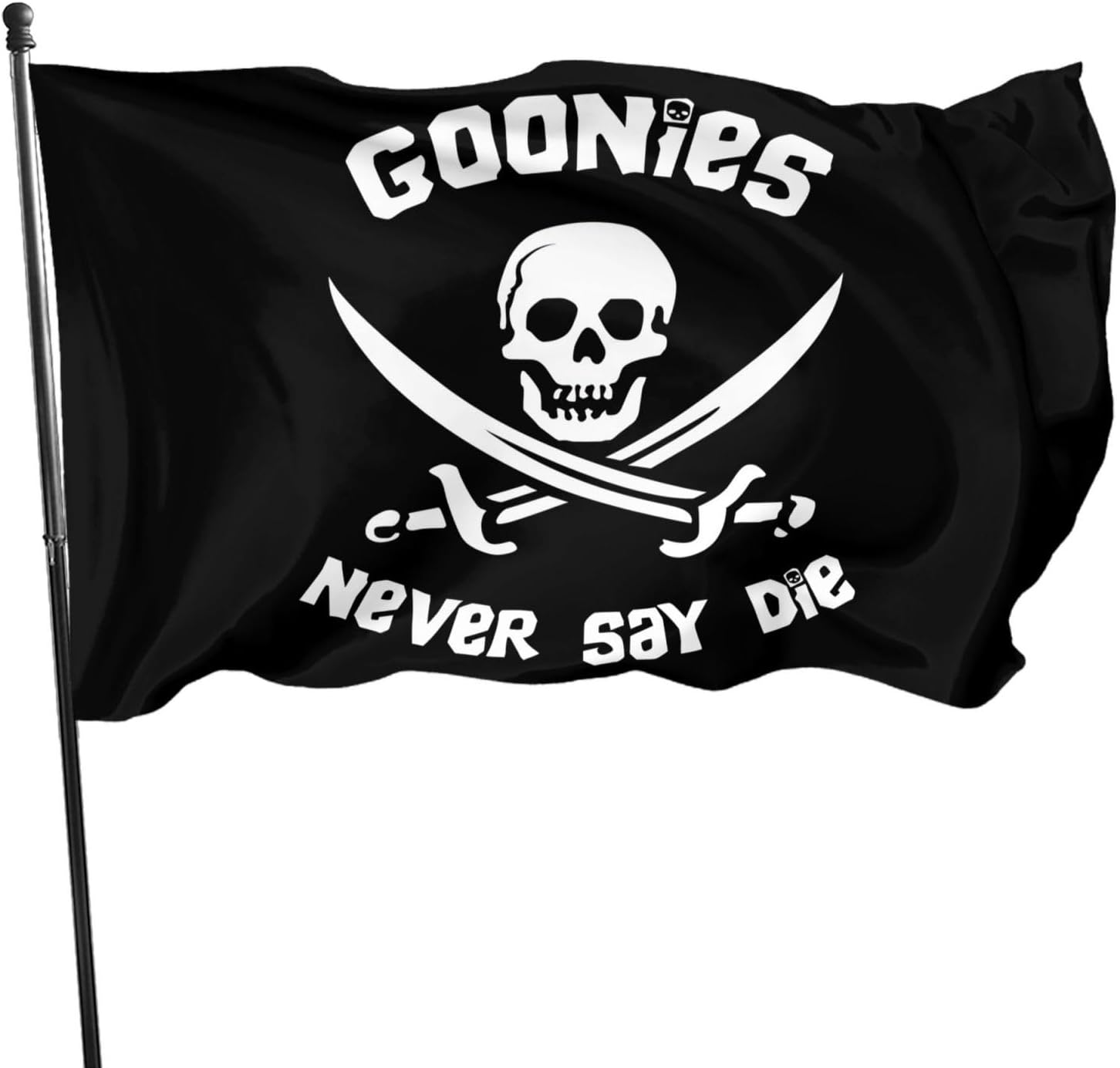 Amazon.com : Goonies Never Say Die Slogan3 3x5 Flag - Vivid Color And ...