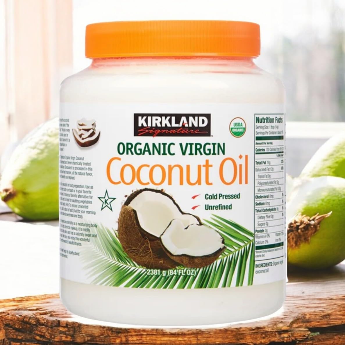 Amazon.com: Island Fresh Organic Coconut Oil (54 oz) - Organic Virgin ...