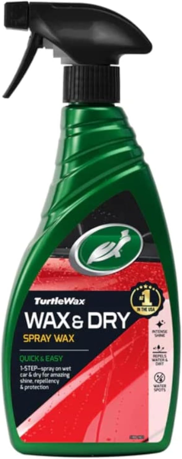 Turtle Wax 51783 Dash & Glass Car Window Screen Cleaner Smear Free Dust ...