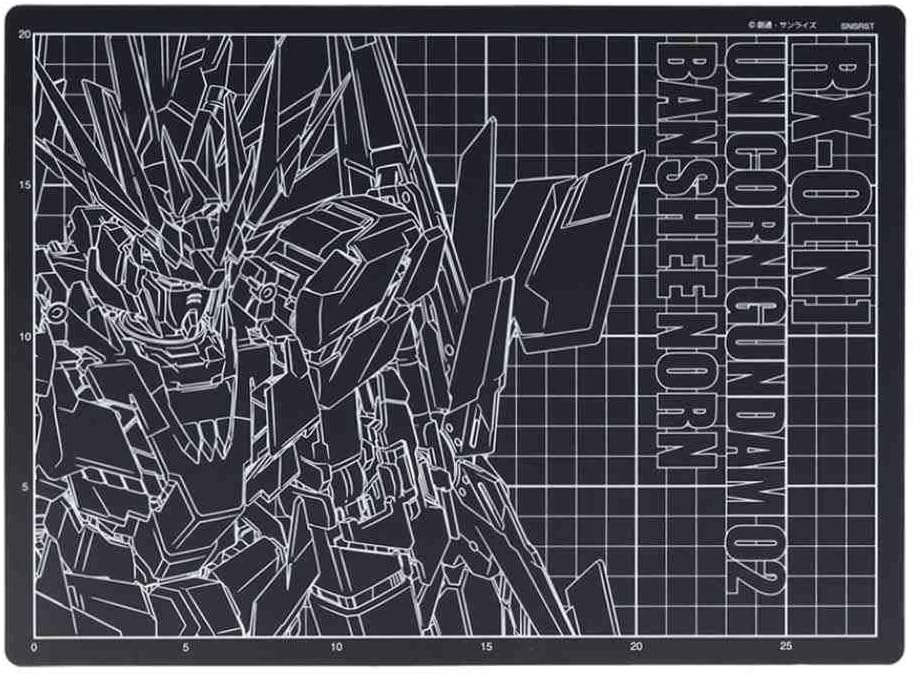 Amazon.com: Mobile Suit Gundam UC Cutter Mat A4 GS10 Banshee Norn ...