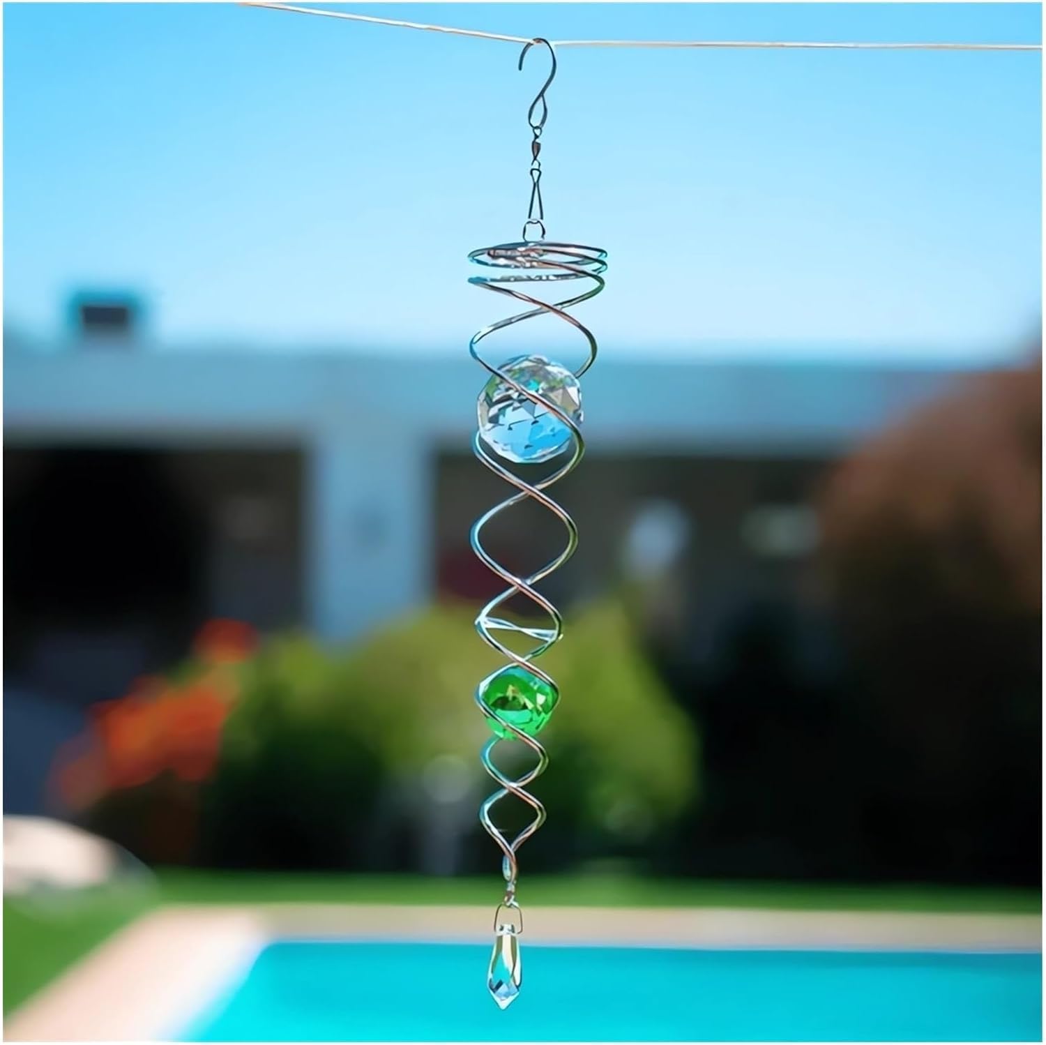 Amazon.com : Decorative Spiral - 2024 New Gazing Ball Spiral Tail Wind ...