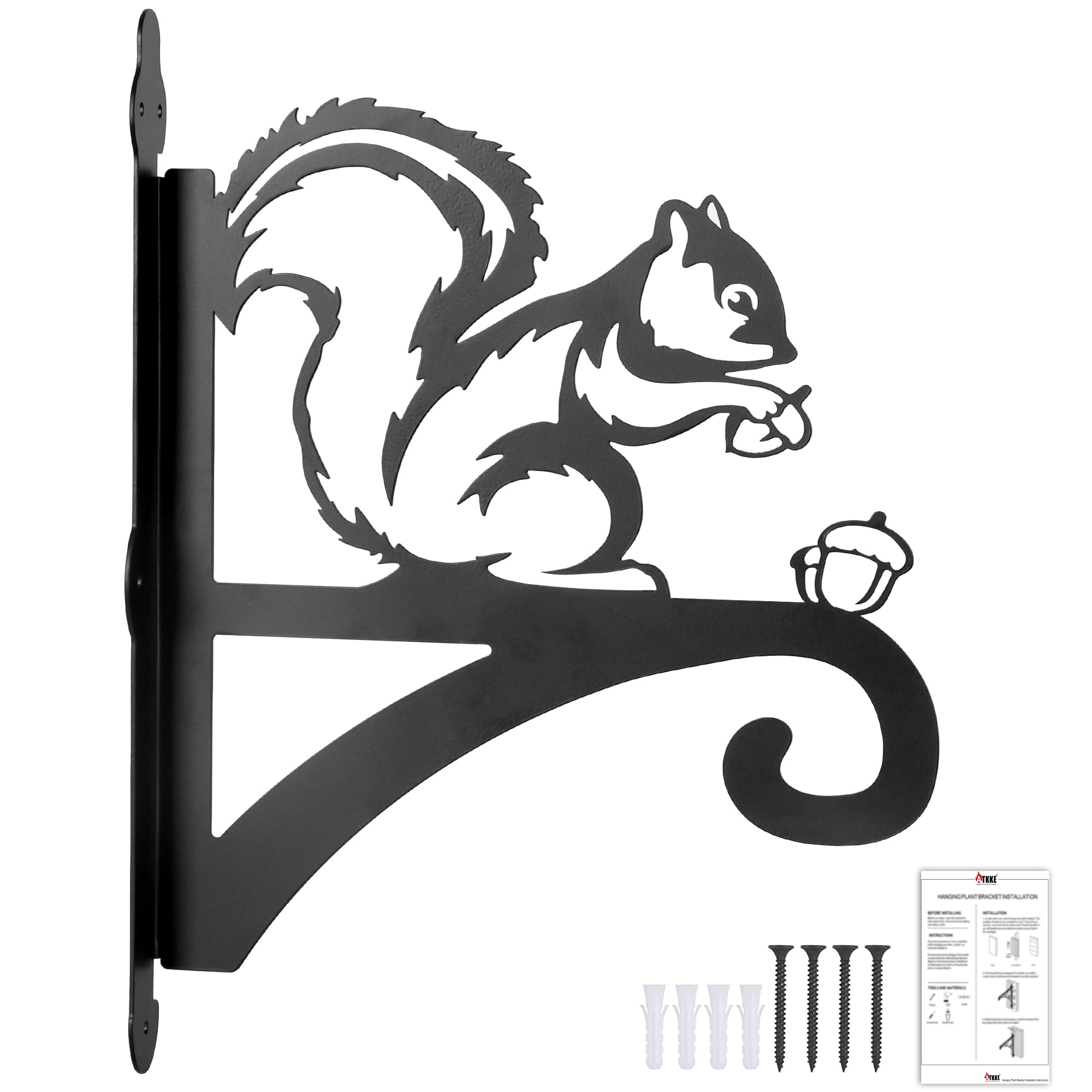 Amazon.com: ATKKE Hanging Plant Bracket Hangers Indoor Iron Wall Mount ...