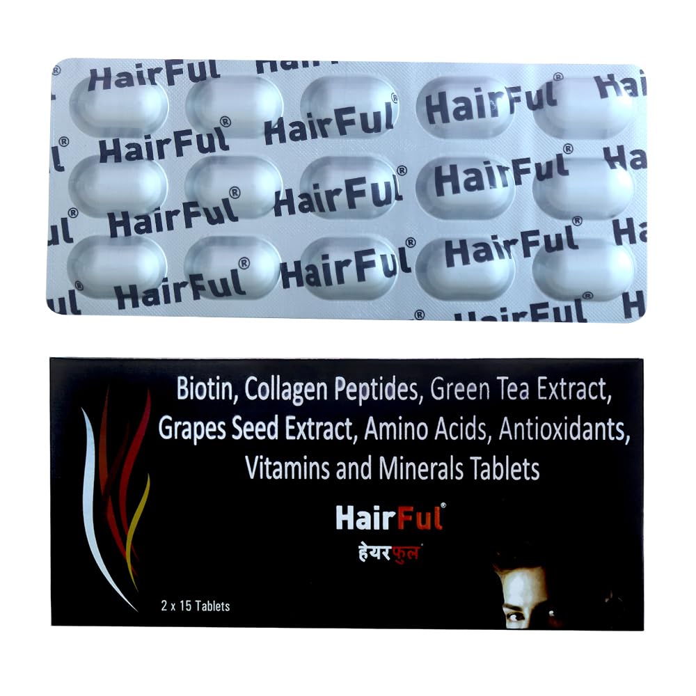 HairFul Hair Multivitamins Healthy Hair Supplement for Better Hair ...