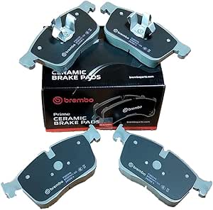 Amazon.com: FRONT BRAKE PADS COMPATIBLE WITH BREMBO LAND ROVER RANGE ...