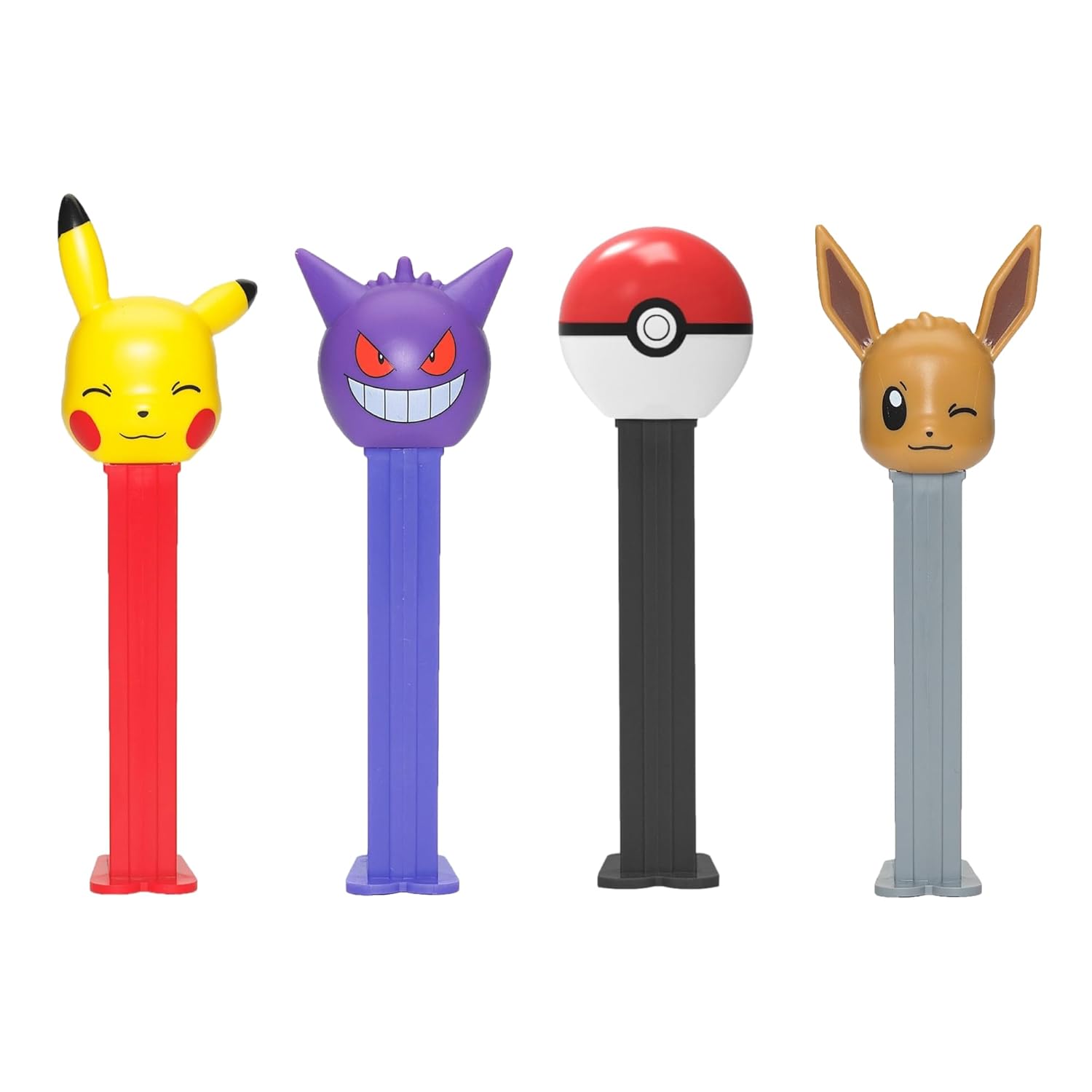 Amazon.com : PEZ Pokemon Candy Dispenser Gift Set | Eevee, Happy ...