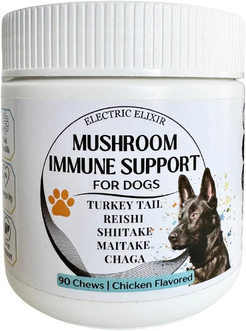 Amazon.com : Mushroom Complex for Dogs - 90 Soft Chews - Turkey Tail ...