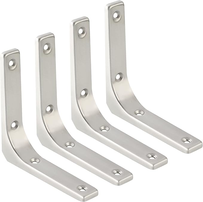 Sayayo Stainless Steel Shelf Brackets Wall Brackets for Shelves Shelf ...