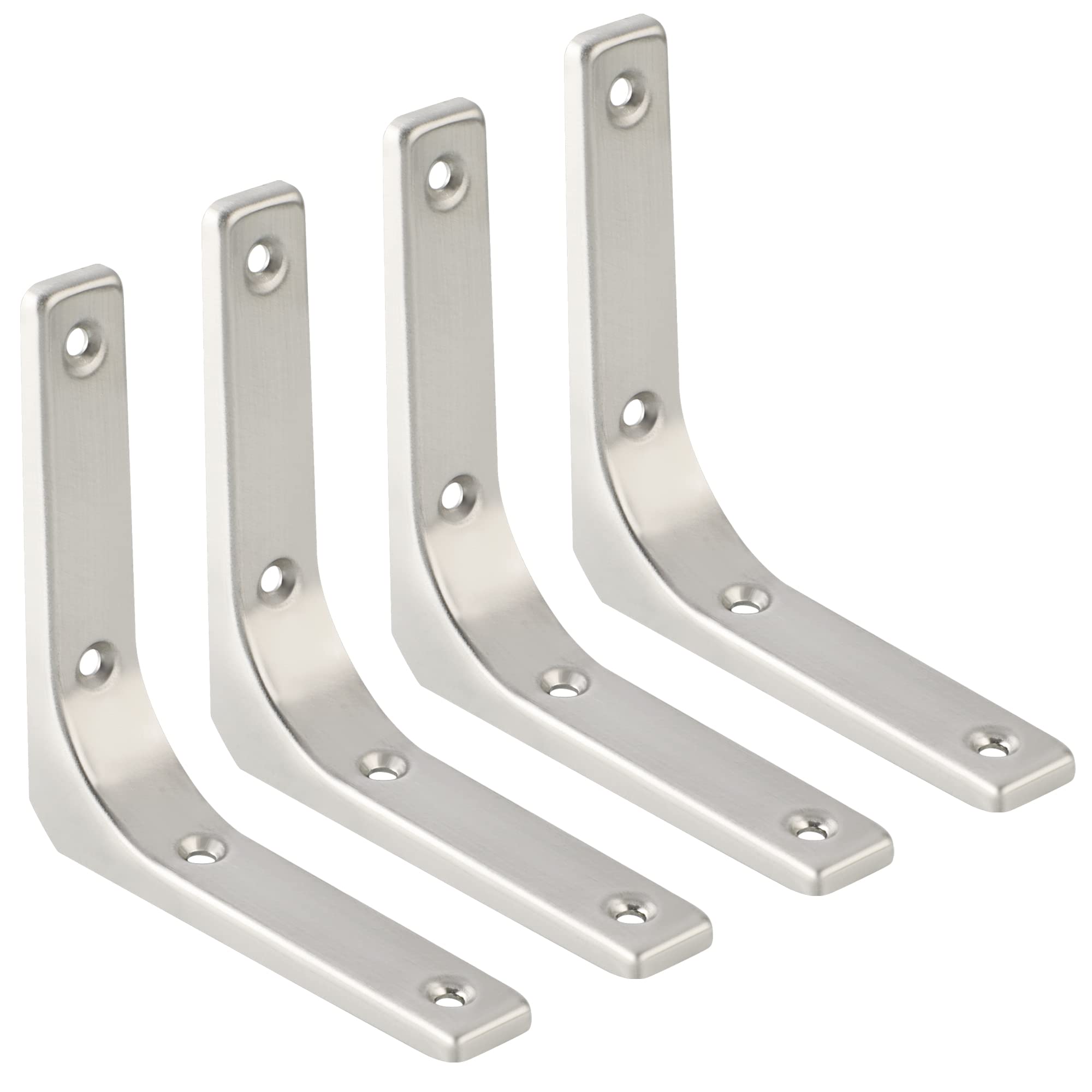 Amazon.com: SAYAYO Heavy Duty Floating Shelf Bracket 4 Inch x 4 Inch ...
