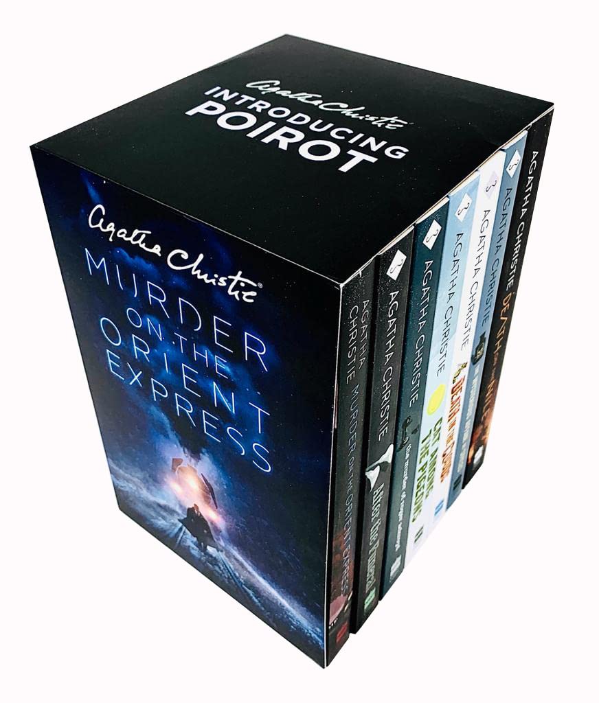 Agatha Christie Poirot Series 7 Books Collection Box Set (Murder on the ...