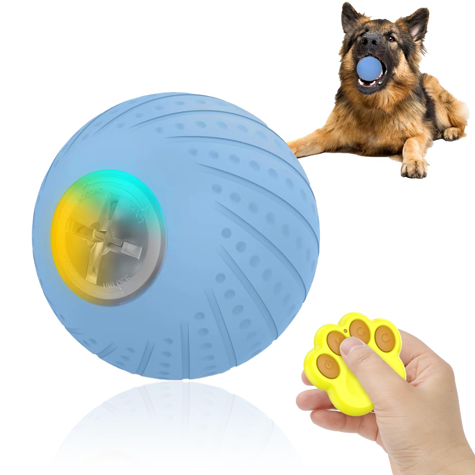 Amazon.com : NETRCO Interactive Dog Toys Ball, Active Wicked Dog Ball ...