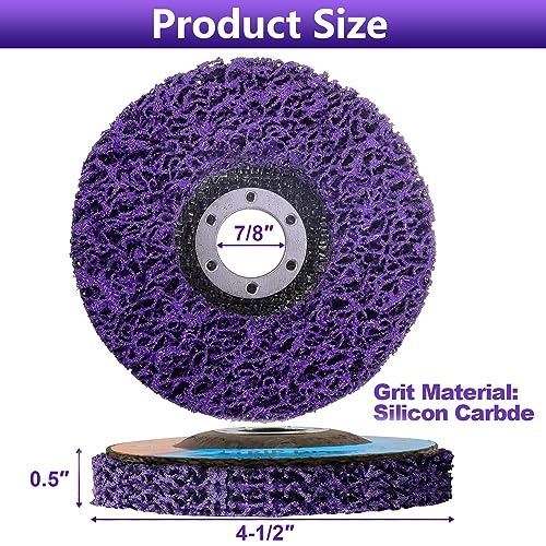 Snapklik.com : WENORA Strip Discs Stripping Wheel For Angle Grinder, 4 ...