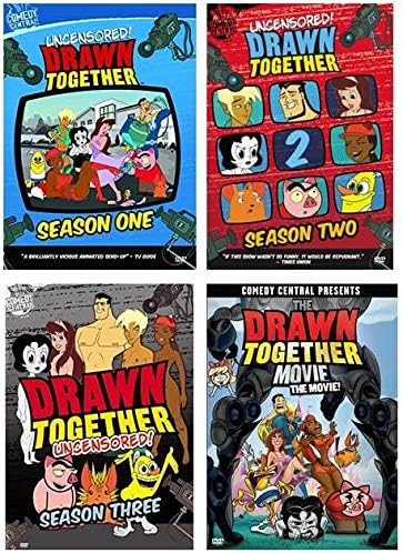 Drawn Together Uncensored! Seasons 1-3 plus The Movie! (DVD 4-Pack ...