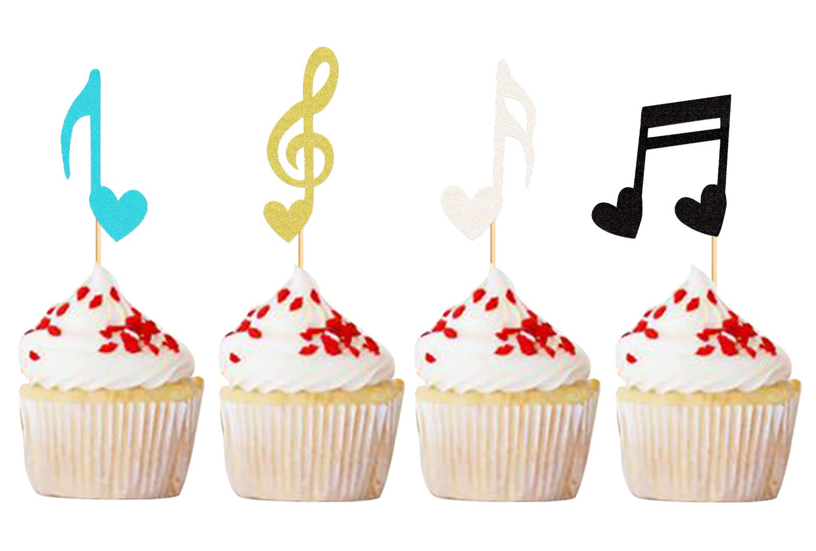 Cupcakes Con Tema De Notas Musicales Musical Notes | Bettycake's