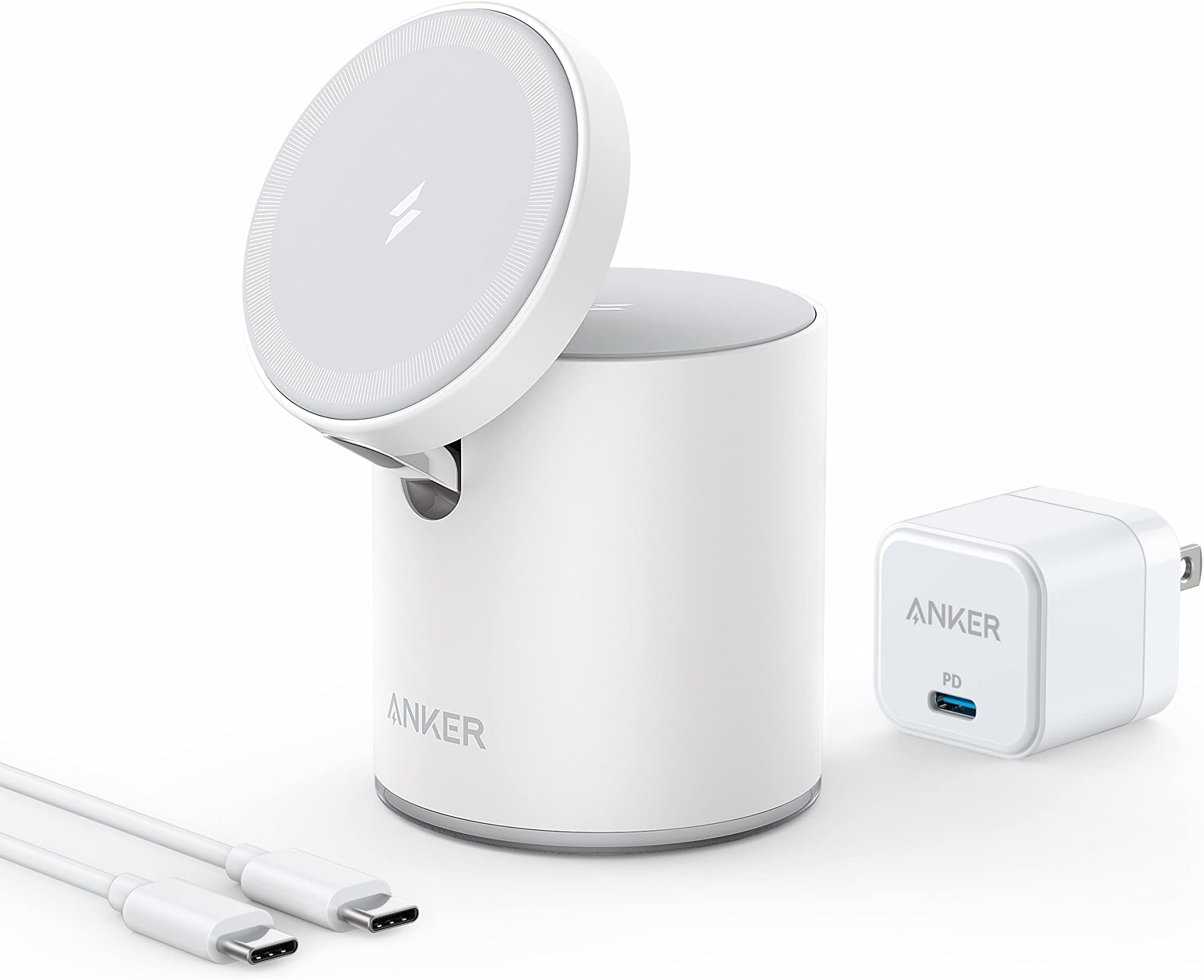Amazon.com: Anker MagSafe Charger Stand,Anker 3-in-1 Cube with MagSafe ...