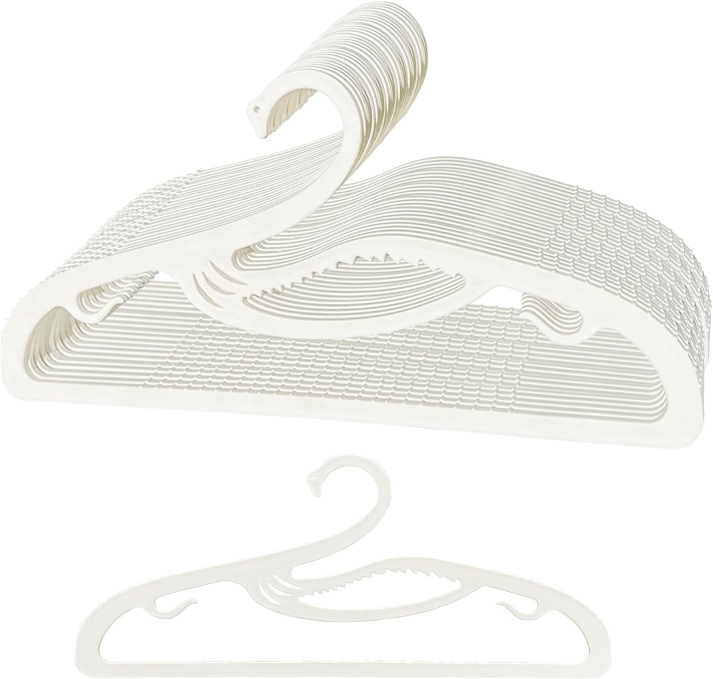 Amazon.com: Bihoonge 20 Pack Upgraded Short Neck Vertical Space Saving ...