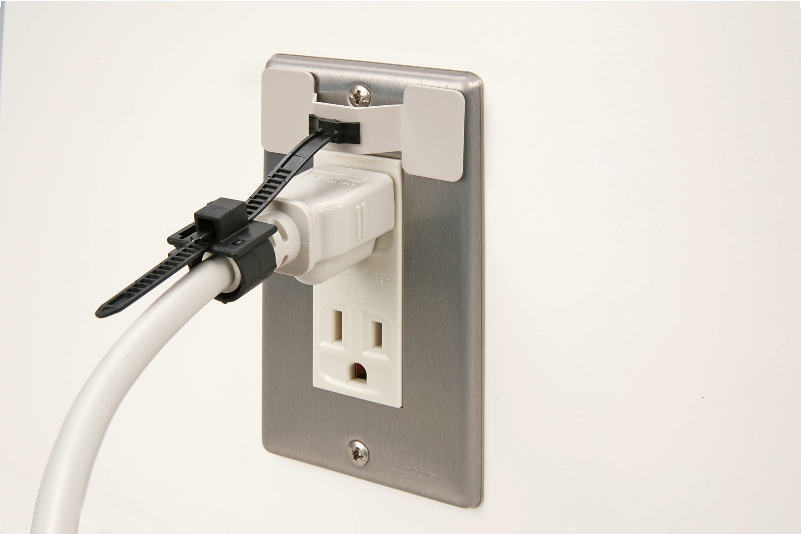 Amazon | 【TERADA】 TD-1311-00 コード抜け防止器具 OAタップキーパー 10ヶ入 | ケーブルモール・プロテクター ...