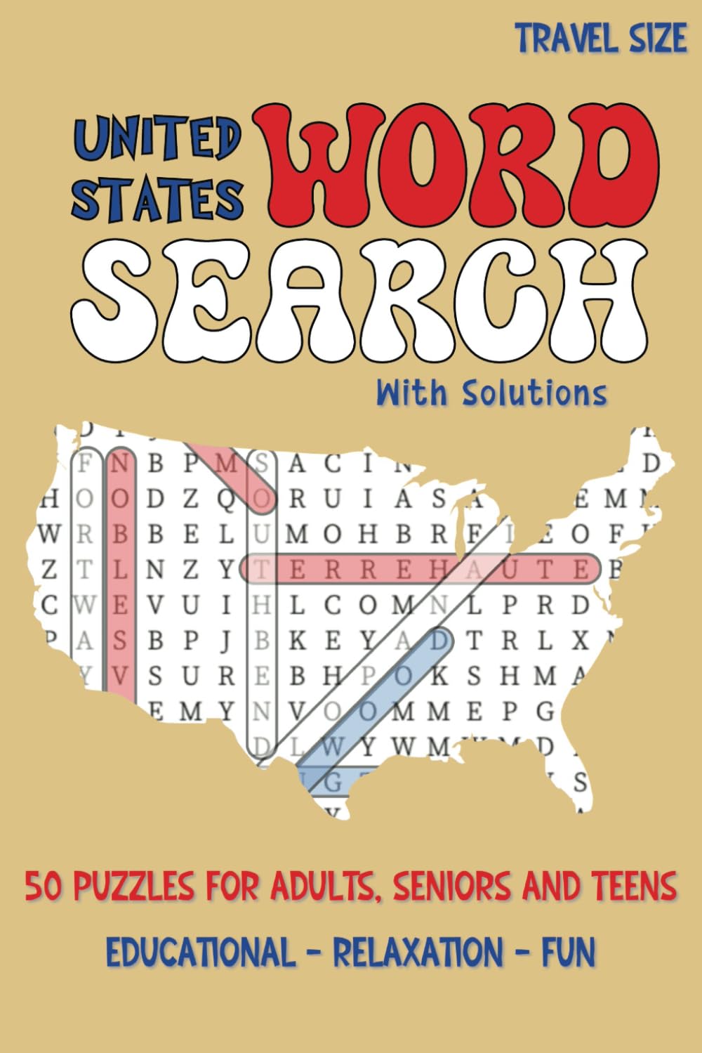 Amazon.com: United States Word Search: Cities & States - Practice ...