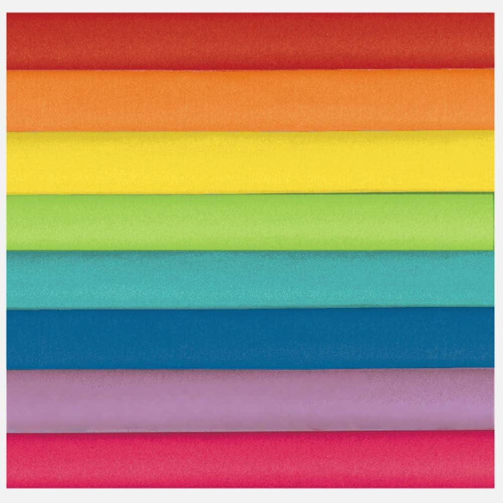 Amazon.com: Rainbow Mix Tissue Paper - 20in. x 20in. (40) : Health ...