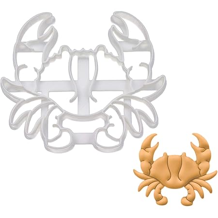 Amazon.com: CRAB Cookie Cutter 5 in. B1355: Animal Cookie Cutters: Home ...