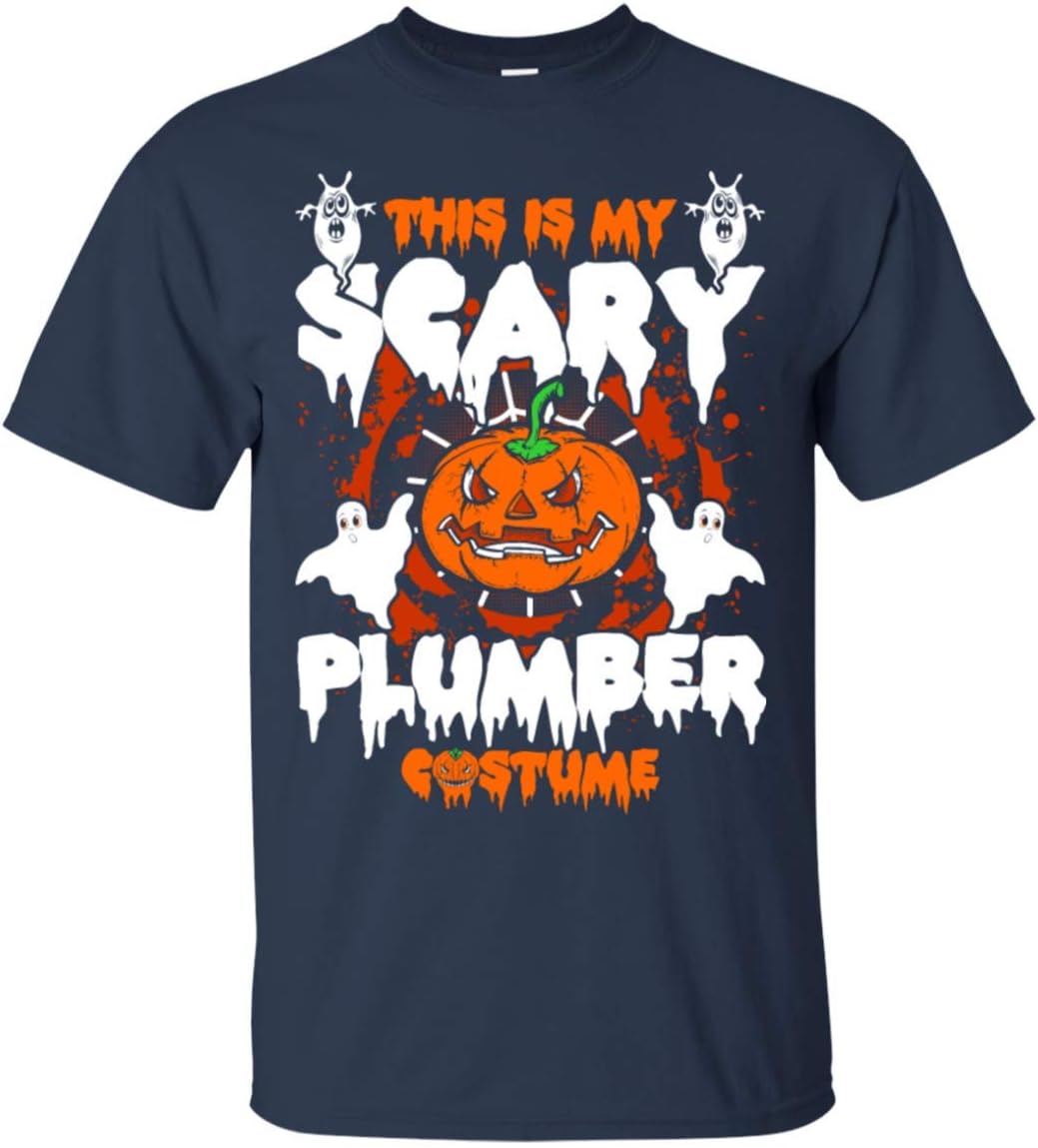 Amazon.com: This is My Scary Plumber Costume - Men's Premium T-Shirt ...