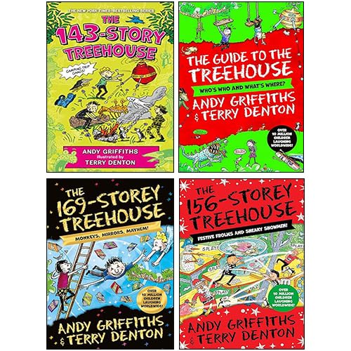 Amazon.com: Treehouse (11-14) Collection 4 Books Set By Andy Griffiths ...