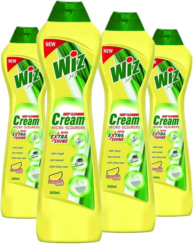 Swish Super Wiz Cream Cleaner Lemon, 500ml (Pack of 4): Buy Online at ...