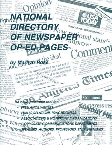 National Directory of Newspaper Op-Ed Pages: Ross, Marilyn Heimberg ...