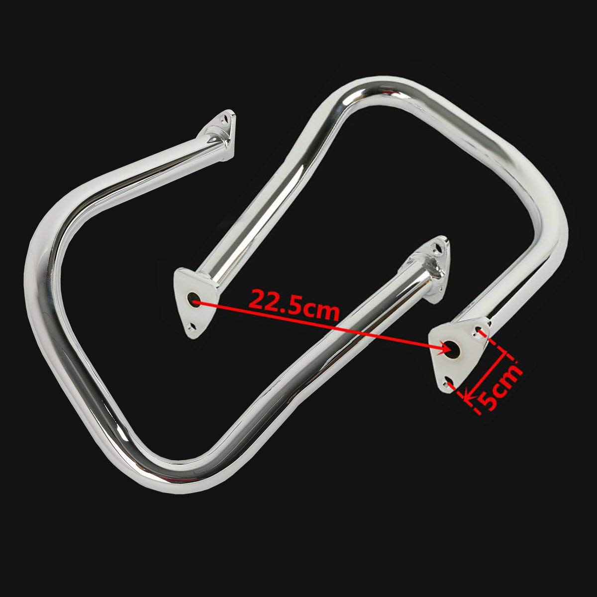 Buy XMT-Moto Rear Highway Bars Saddlebag Crash Bars Engine Guards fits ...